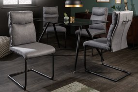 Konzolová židle Comfort - tmavě šedá