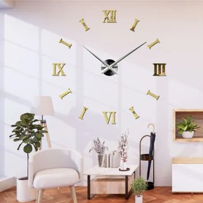 Designové nástěnné hodiny do obývacího pokoje – Římská čísla | SENTOP 12S037