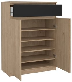 FALCO Botník Naia 92209 jackson hickory/černý mat