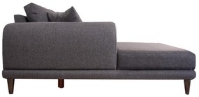Hanah Home Čtyřmístná pohovka NERO antracitová pravá 250 cm
