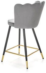 HALMAR H106 barová židle šedá