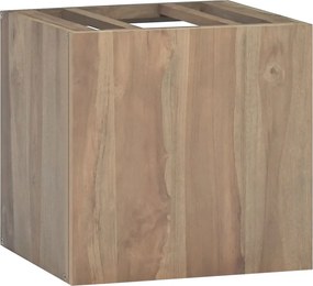 Nástěnná koupelnová skříňka 46 x 25,5 x 40 cm masivní teak 338252