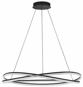 Designový lustr Ophelia černá