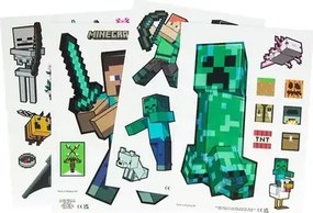 PALADONE Samolepky na sklo Minecraft / Samolepky na sklo / Licenční pr