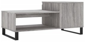 Konferenční stolek šedý sonoma 100x50x45 cm kompozitní dřevo - Default Title