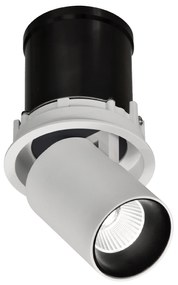Mantra 6402 Grada, bílá výklopná bodovka LED 12W 1020lm 3000K, půměr 10cm