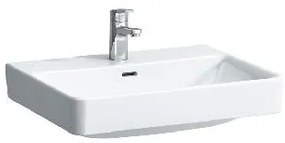 Laufen Pro S - Umyvadlo, 600x465 mm, 1 otvor pro baterii, s LCC, bílá H8169634001041