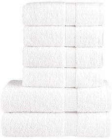6dílná sada ručníků Premium SOLUND bílá 600 g/m² 137553