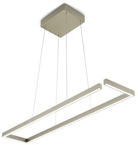 Závěsné svítidlo LED Marisa-100, bronz, 100 x 20 cm