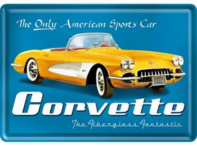 Postershop Plechová pohlednice - Corvette