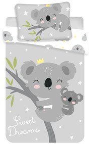 Jerry Fabrics Povlečení do postýlky 100x135 + 40x60 cm - Koala "Sweet Dreams"