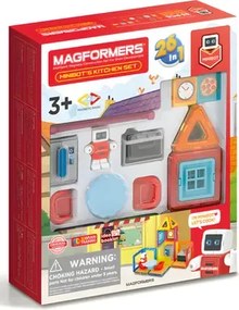 MAGFORMERS MINI Robůtek v kuchyni / Stavebnice / 33 dílků / od 3 let