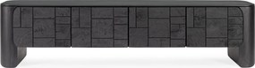 BIZZOTTO TV stolek SINNAR černý 200x50 cm 8051836840737