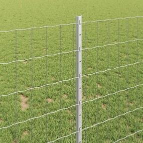 Euro plot s pilotem 25 x 1 m Pozinkovaná ocel Stříbrná Síťovina 3336194