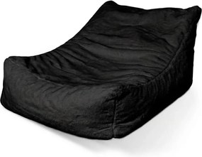 Sablio Sedací vak Lounge SOFTY - Midnight Black - 120 x 100 x 80 cm
