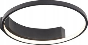 Stropní Svítidlo Maxlight Velvet Led 25W Černá Ring Ø40 cm hliníková