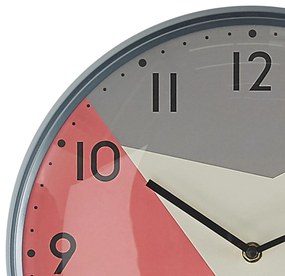 Nástěnné hodiny ø 33 cm vícebarevné DAVOS Beliani