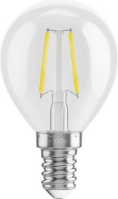 Mexen Vintis, LED filamentová žárovka E14, G45, 2 W, neutrální bílá 4000K, čirá, L156-E14-0240-00