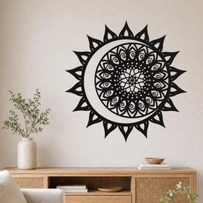 dřevo života Dřevěná Solární mandala na zeď Zvolte barvu dekoru: Bílá, Zvolte rozměr Ø (cm): 60