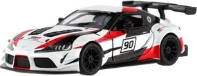 Teddies Auto Kinsmart Toyota GR Supra Racing kov 13 cm na zpětné natažení