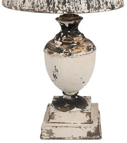 Bílo-černá stolní lampa Garritt – 32x60 cm
