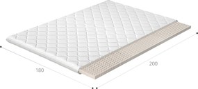 Topper Latex 180x200 Hypoalergenní potah