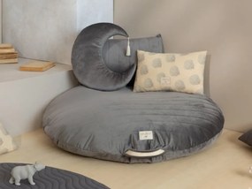 Nobodinoz Sedací polštář Sahara Velvet Slate Grey
