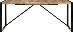 vidaXL Jídelní stůl 180 x 90 x 75 cm masivní dřevo sheeshamový povrch [321542]