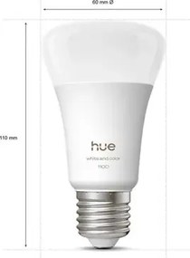 Philips Hue WCA 810 / Chytrá žárovka / A60 E27 / 8,1 W / 1100 lm / RGB