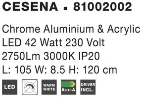 LED lustr Cesena