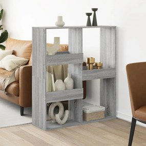 Dělicí stěna šedá sonoma 100 x 33 x 115 cm kompozitní dřevo 3309551