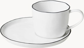 Porcelánový šálek na kávu's podšálkem Salt