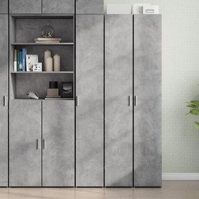 Skříň highboard betonově šedá 30x42,5x185 cm kompozitní dřevo 3281395