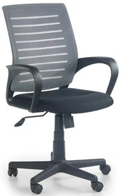 Kancelářská otočná židle se síťovinou Černo - šedá KAERIA