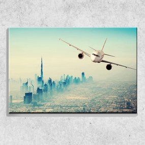 Foto na plátně Letadlo Dubai 90x60 cm