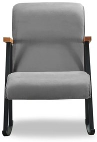 Designové houpací křeslo Baines šedé