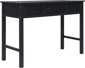 vidaXL Konzolový stolek 110 x 45 x 76 cm dřevo [284161] Barva: Černá