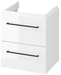 Cersanit Larga, závěsná umyvadlová skříňka 60cm, bílá lesklá, S932-070