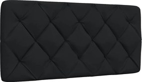 Rám postele bez matrace černý 100 x 200 cm textil 3310582