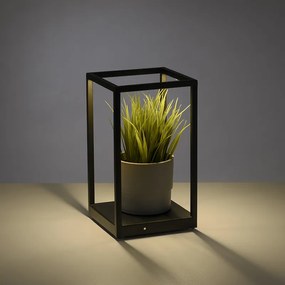 Designová stolní lampa černá včetně LED s dotykovým stmívačem - Jitske