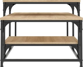 vidaXL Konferenční stolek 102 x 60 x 45 cm kompozitní dřevo [835315] Barva: hnědý dub
