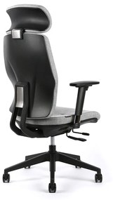 Kancelářská ergonomická židle Office Pro SELENE — více barev Šedá F82