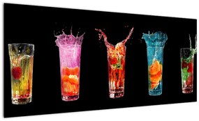 Obraz do kuchyně - letní drinky (100x40cm)
