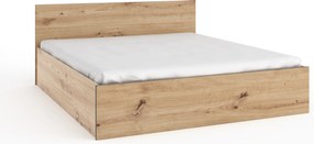 ADRK Furniture Dvoulůžková postel s roštem POLA 13 ADRK-B-POL-13-ART