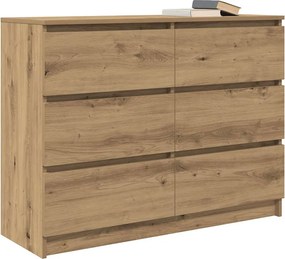 Příborník dub artisan 100x35x76 cm kompozitní dřevo 3328506