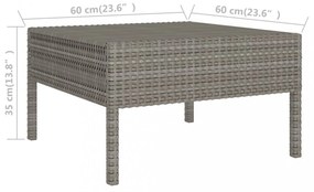 Zahradní sedací souprava 9 ks VERONIKA Dekorhome