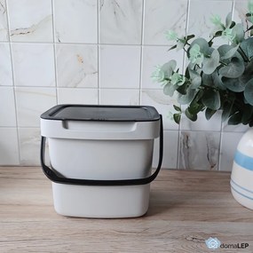 ÚLOŽNÝ BOX S PLASTOVOU KAPSIČKOU varianta: světle hnědý 3l