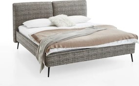 Tmavě zelená čalouněná dvoulůžková postel bez roštu 160x200 cm Infinity – Meise Möbel