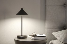 Paulmann 71175 Pellini, černá stolní lampička na baterii, 2W LED 3000-6500K, výška 37cm