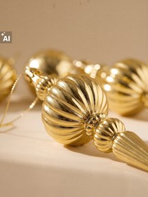 Sinsay - Balení 10 vánočních koulí - zlatá